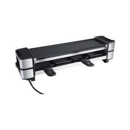 Steba Guss-Raclette RC 140 schwarz/edelstahl, 600 Watt, wendbare Grillplatte
