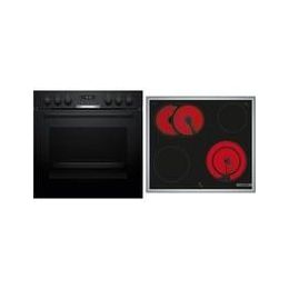 Bosch HND611LS67 Serie 6, Herdset schwarz