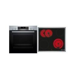 Bosch HND271AS64 Serie 2, Herdset schwarz/edelstahl