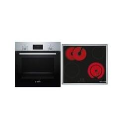 Bosch HBD231VR61 Serie 2, Backofen-Set schwarz/edelstahl