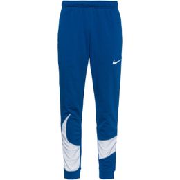 Nike M Nk Df Flc Pant Taper Energy Trainingshose Herren - blau - Gr. M - Baumwolle/Polyester