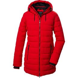 Killtec Kow 55 Steppmantel Damen - rot - Gr. 40 - Polyester