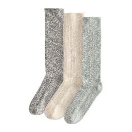 next Socken Damen Gr&ouml;&szlig;e 36/41 beigemeliert / gr&uuml;nmeliert / schwarzmeliert