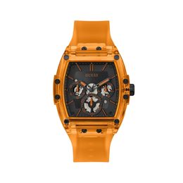 Guess Uhr 'Phoenix' Herren Gr&ouml;&szlig;e One Size orange / schwarz
