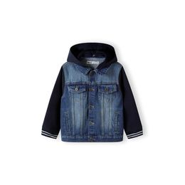 MINOTI Jacke Jungen Gr&ouml;&szlig;e 134/140 blue denim / schwarz