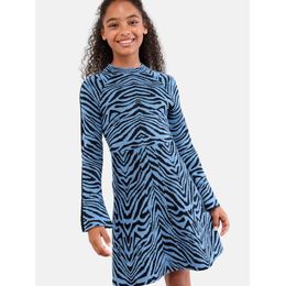 Lipsy Kleid M&auml;dchen Gr&ouml;&szlig;e 166 blau / schwarz