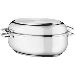 WMF Br&auml;ter, Silber, Metall, 8,5 L, rund, 18x28.5x41 cm, backofengeeignet,backofengeeignet, rostfrei, geschmacksneutral, s&auml;urefest, TransTherm&reg;-Allherdboden, Kochen, T&ouml;pfe, Br&auml;ter