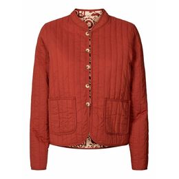 Noa Noa &Uuml;bergangsjacke 'Annie' Damen Gr&ouml;&szlig;e XL beige / rot