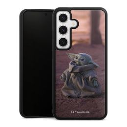 DeinDesign Galaxy S24 Handy Gallery Case Handyh&uuml;lle 9H Geh&auml;rtetes Glas R&uuml;ckseite H&uuml;lle The Child Star Wars Baby Yoda Gallery Case