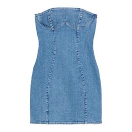 Bershka Kleid Damen Gr&ouml;&szlig;e 34 blue denim Winterkleid