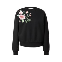 ABOUT YOU Sweatshirt 'Giulia' Damen Gr&ouml;&szlig;e XS hellgr&uuml;n / ros&eacute; / schwarz / wei&szlig;