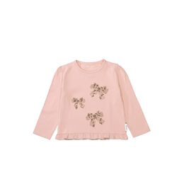 STACCATO Shirt M&auml;dchen Gr&ouml;&szlig;e 104/110 braun / rosa