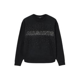 AllSaints Sweatshirt 'ETTA' Damen Gr&ouml;&szlig;e M schwarz / silber