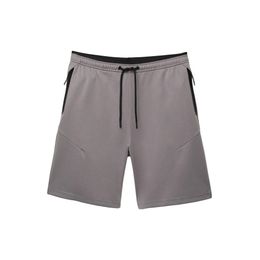 Pull&Bear Pull&Bear Shorts Herren Größe 33 grau / schwarz