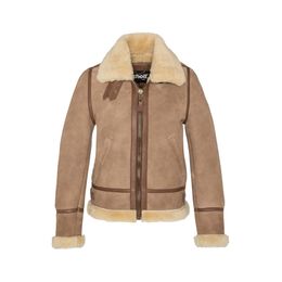 Schott NYC Jacke 'LCW1255A' Damen Gr&ouml;&szlig;e S camel Winterjacke
