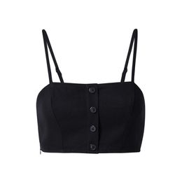 Nasty Gal Top Damen Gr&ouml;&szlig;e XXS schwarz
