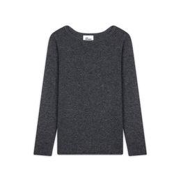Just Cashmere Pullover 'Grace' Damen Gr&ouml;&szlig;e M graumeliert