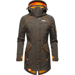 Marikoo Jacke 'Soulinaa' Damen Gr&ouml;&szlig;e M braun / orange