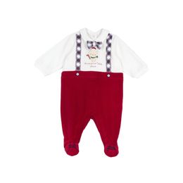 Chicco Schlafanzug Gr&ouml;&szlig;e 75 creme / navy / rot / wei&szlig;