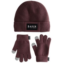 Baker By Ted Baker Set Jungen Gr&ouml;&szlig;e 55/56 braun / schwarz / offwhite
