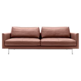 4-Sitzer "CR.414, Designsofa, Loungesofa", braun (signalbraun), B:240cm H:91cm T:106cm, CREATION BY ROLF BENZ, Sofas, Wahlweise aus Leder oder Chenille