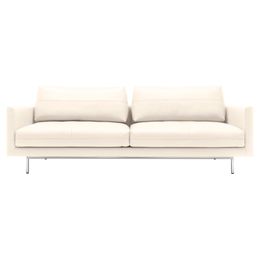 4-Sitzer "CR.414, Designsofa, Loungesofa", wei&szlig; (perlwei&szlig;), B:240cm H:91cm T:106cm, CREATION BY ROLF BENZ, Sofas, Wahlweise aus Leder oder Chenille