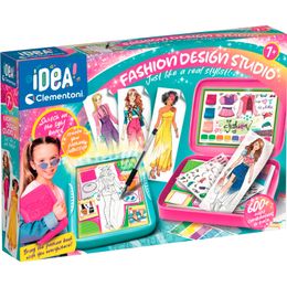 Kreativset Clementoni "Idea, Fashion Design Studio", bunt, Kreativsets, Kinder, Kunststoff, Mit Licht