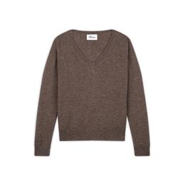 Just Cashmere Pullover Damen Gr&ouml;&szlig;e S braunmeliert