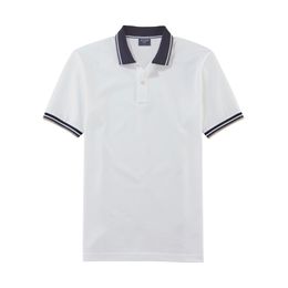 Poloshirt OLYMP "Casual", Herren, Gr. L, weiß, Piqué, Obermaterial: 100% Baumwolle, Shirts, farbliche Kontrast-Details