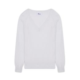 Just Cashmere Pullover 'Phoebe' Damen Gr&ouml;&szlig;e L offwhite