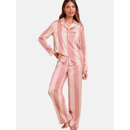 Lipsy Pyjama Damen Gr&ouml;&szlig;e L altrosa / pastellpink Winterkleid