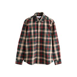 next Hemd Herren Gr&ouml;&szlig;e L beige / hellgelb / tanne / rot