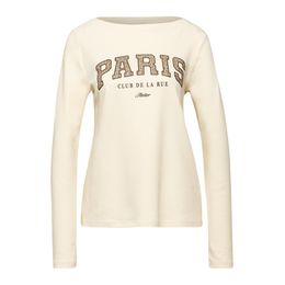 Street One Shirt female size S/M Camel / Kitt / Light beige / Black