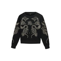 AllSaints Sweatshirt 'CECILE PIPPA' Damen Gr&ouml;&szlig;e M gold / schwarz