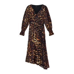 AllSaints Kleid 'DANNIE' Damen Gr&ouml;&szlig;e 36 braun / pueblo / dunkelbraun / schwarz Sommerkleid