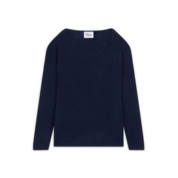 JUST CASHMERE Pullover 'Fiona' Damen Größe L navy