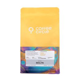 Coffee Circle Espresso Seilyn, 250 g gemahlen, Arabica aus Costa Rica, nussige und schokoladige Noten, Weihnachtskaffee, nachhaltiger Espresso