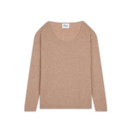 JUST CASHMERE Pullover 'Fiona' Damen Größe S camel
