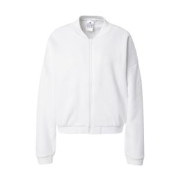 adidas Sportswear Athletic Zip-Up Hoodie 'Essentials' female White size S