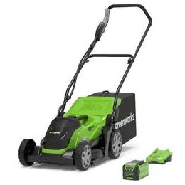 Greenworks 40V Rasenm&auml;her 35cm - 2Ah Akku