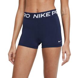 Nike Pro 3" Shorts Bekleidung Damen blau