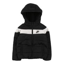 Nike Sportswear Jacke Jungen Gr&ouml;&szlig;e 98/104 schwarz / wei&szlig;