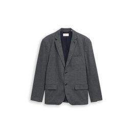 Tom Tailor Herren Dobby Sakko mit Stretch-Anteil, blau, Uni, Gr. 50