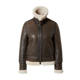 Schott NYC Jacke Damen Gr&ouml;&szlig;e XS dunkelbraun