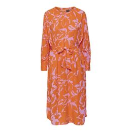 Véro Moda VERO MODA Kleid 'Inge' Damen Größe 34 orange / pink Winterkleid
