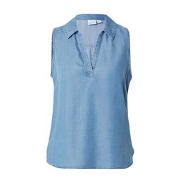 V&eacute;ro Moda VERO MODA Bluse 'Harper' Damen Gr&ouml;&szlig;e L blue denim