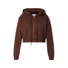 Cita Maass Zip-Up Hoodie female Brown size 44/46