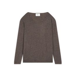 JUST CASHMERE Pullover 'Fiona' Damen Größe XXL taupe