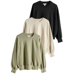 The Set Sweatshirt female Beige, Green, Black size L