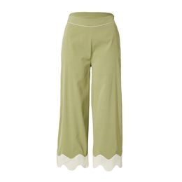 Katy Perry exclusive for ABOUT YOU Hose 'Nora' Damen Größe 34 beige / grün
